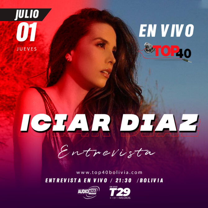 Iciar Diaz entrevista en VIVO – Radio Audio Kiss 90.7